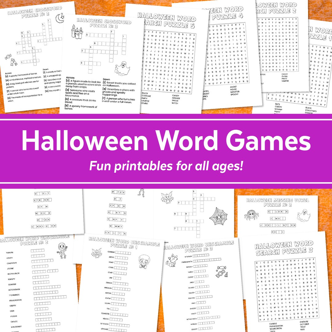 Halloween Word Games | Halloween Word Search | Halloween Puzzles ...
