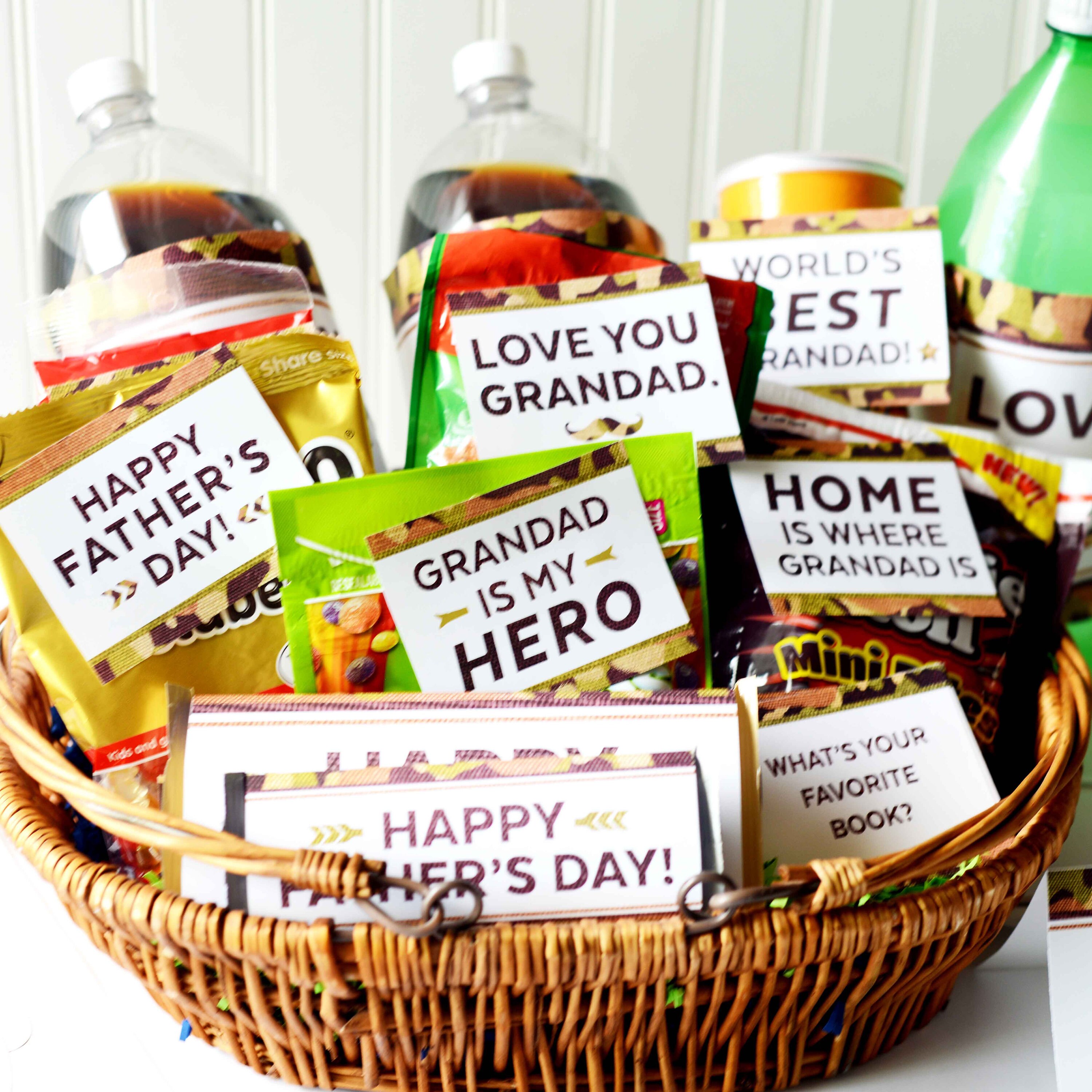 The Cool Camouflage Father's Day Printable Kit for Grandads & Grandpas ...