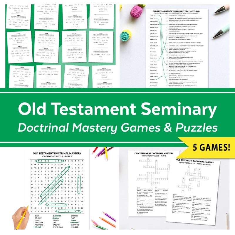 Lds Old Testament Puzzles - Etsy