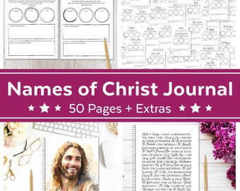 Names of Christ Printable, Christian Gift, Instant Download, Christmas ...