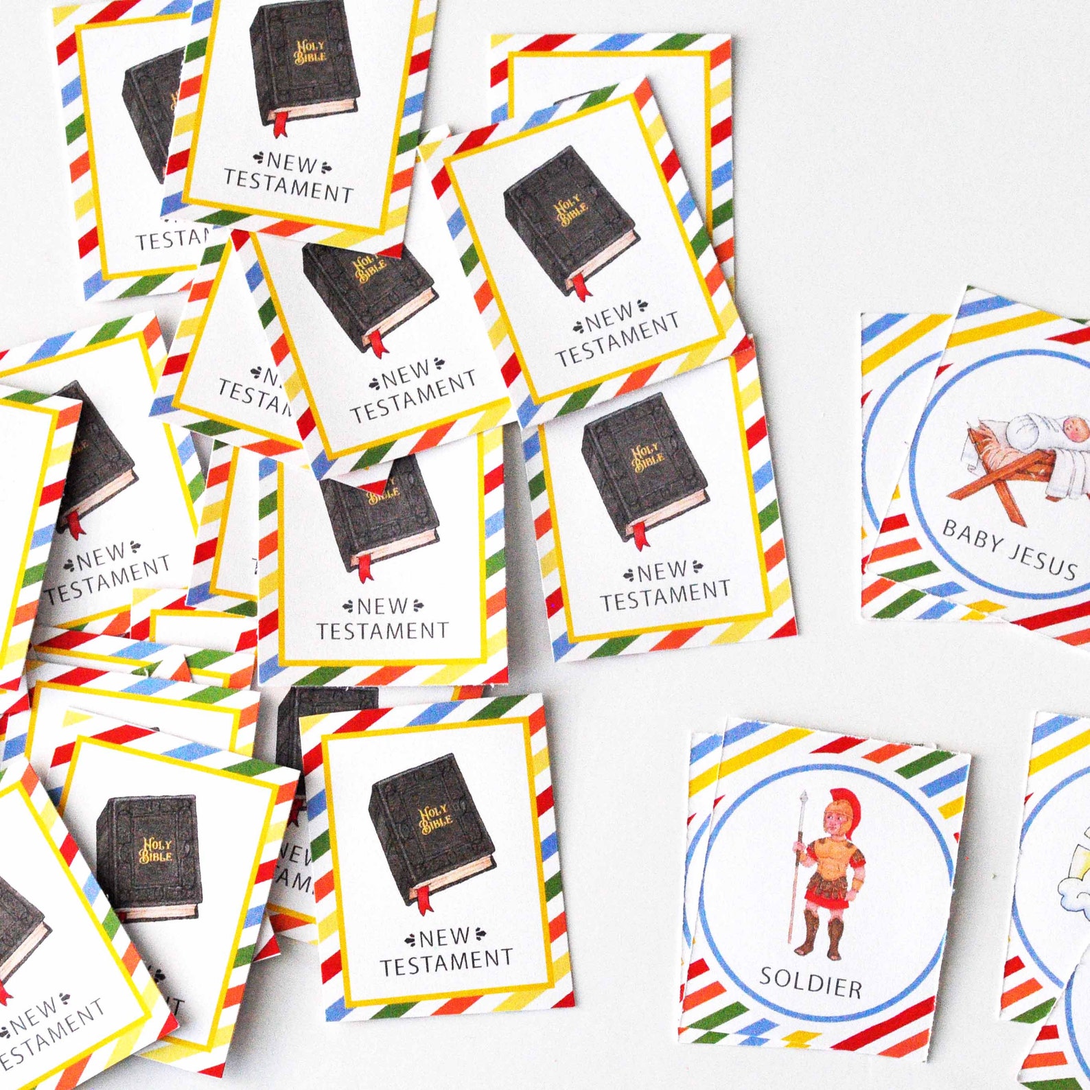 New Testament Memory Printable Game Bible Game for Kids - Etsy