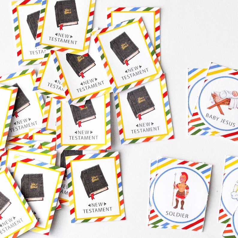 New Testament Memory Printable Game Bible Game for Kids - Etsy