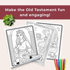 Old Testament Coloring Pages: Bible Story Activities for Kids (PDF ...