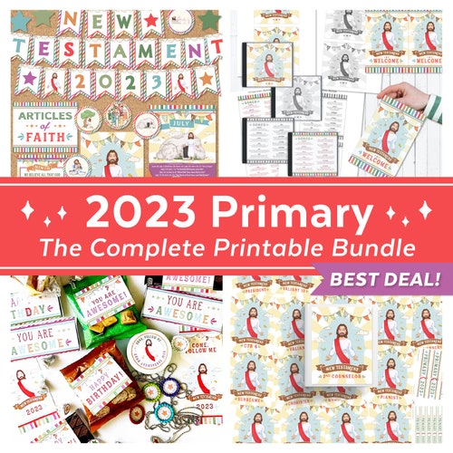 New Testament 2023 Primary Presidency Bundle//lds Primary - Etsy