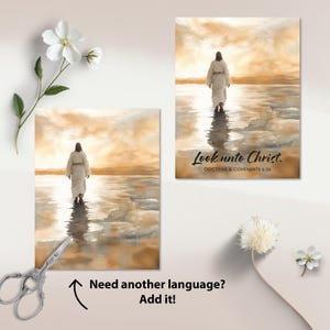 Look Unto Christ Printable Poster: 2025 LDS Youth Theme (digital ...