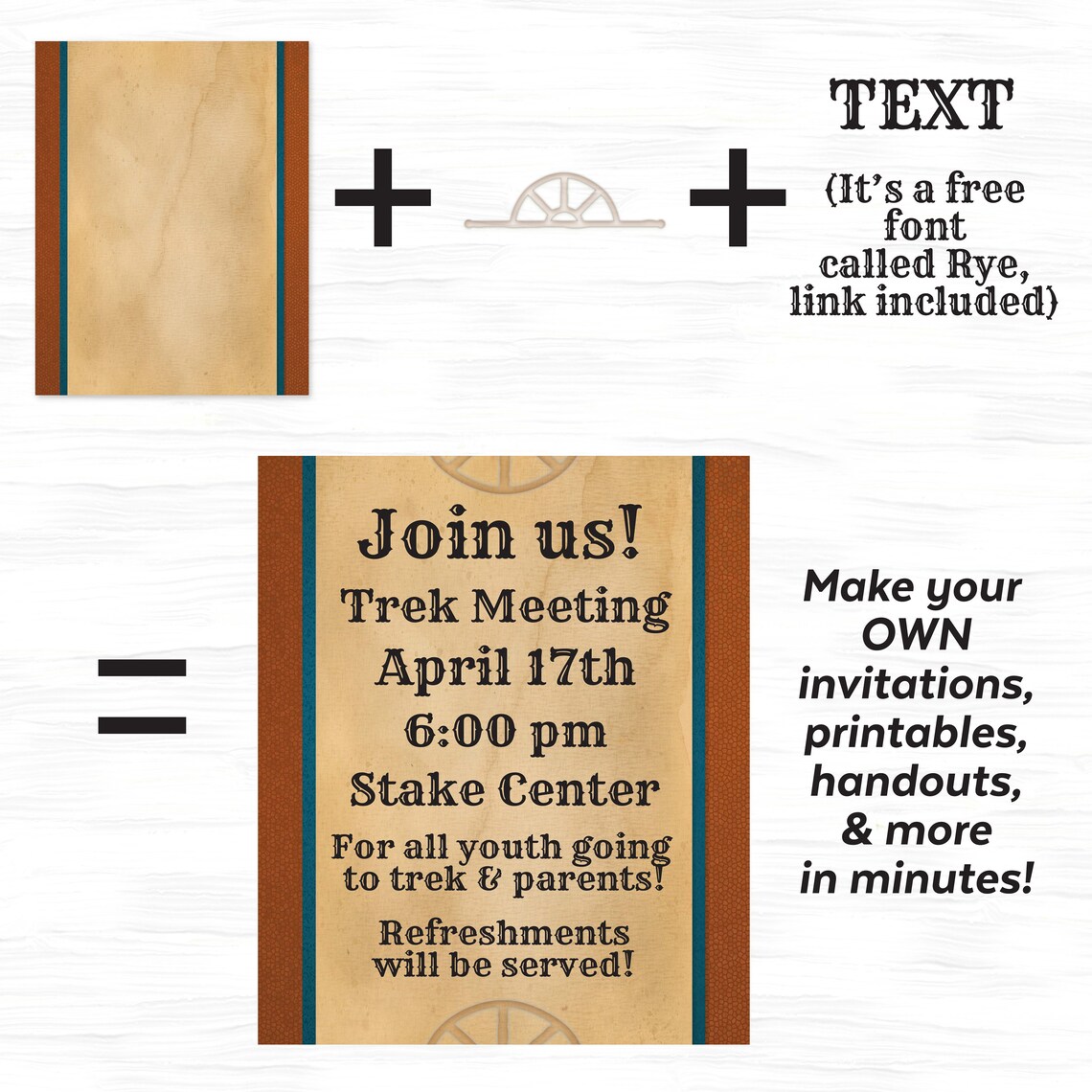 Trek Journal LDS Trek Journal Printable Kit | Etsy