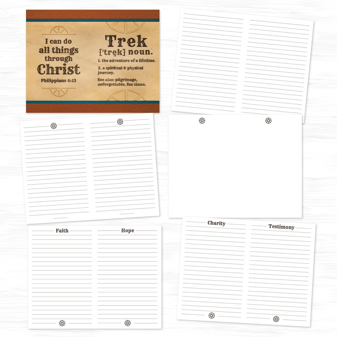 Trek Journal LDS Trek Journal Printable Kit - Etsy