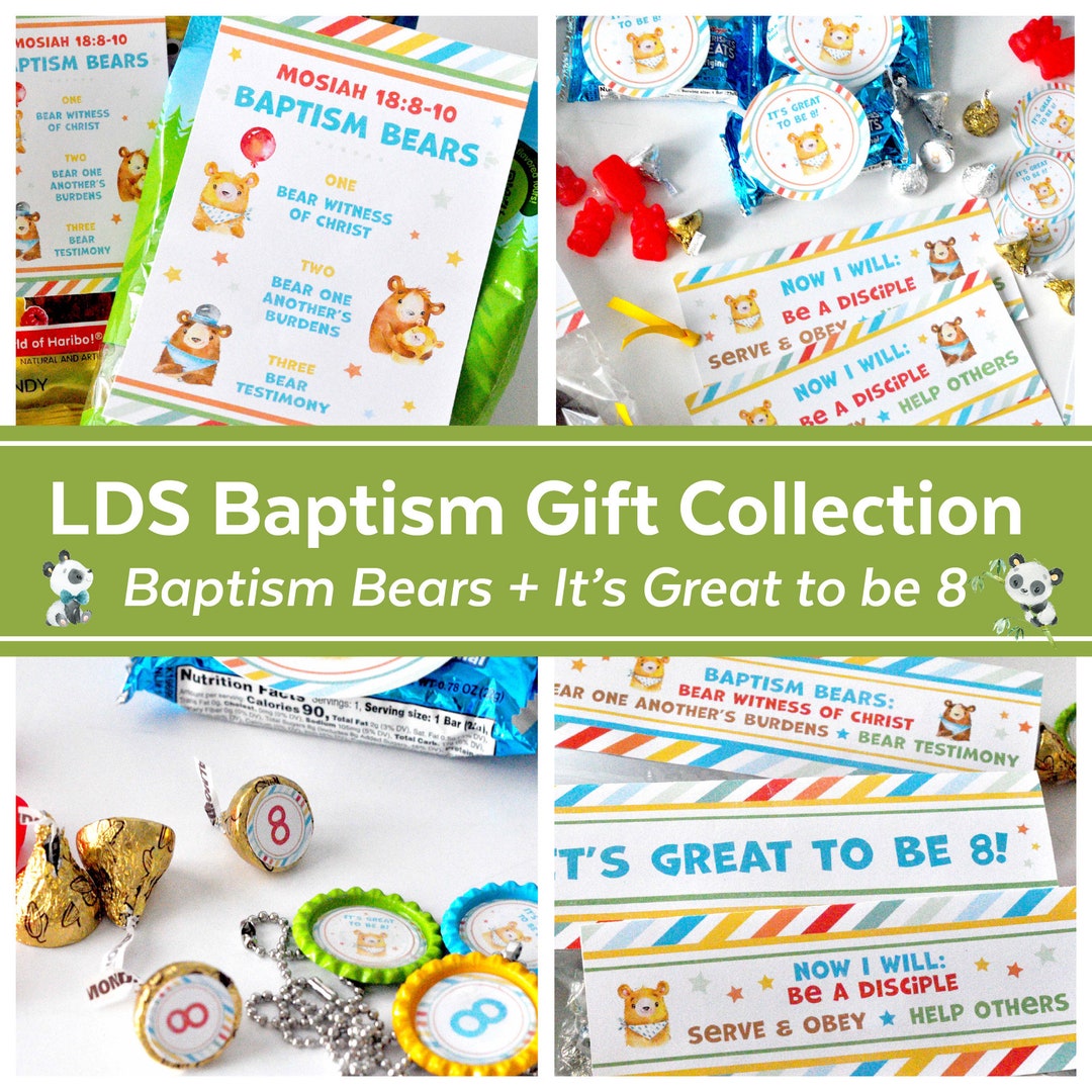 The Completely Adorable LDS Baptism Gift Collection | Baptism {panda ...