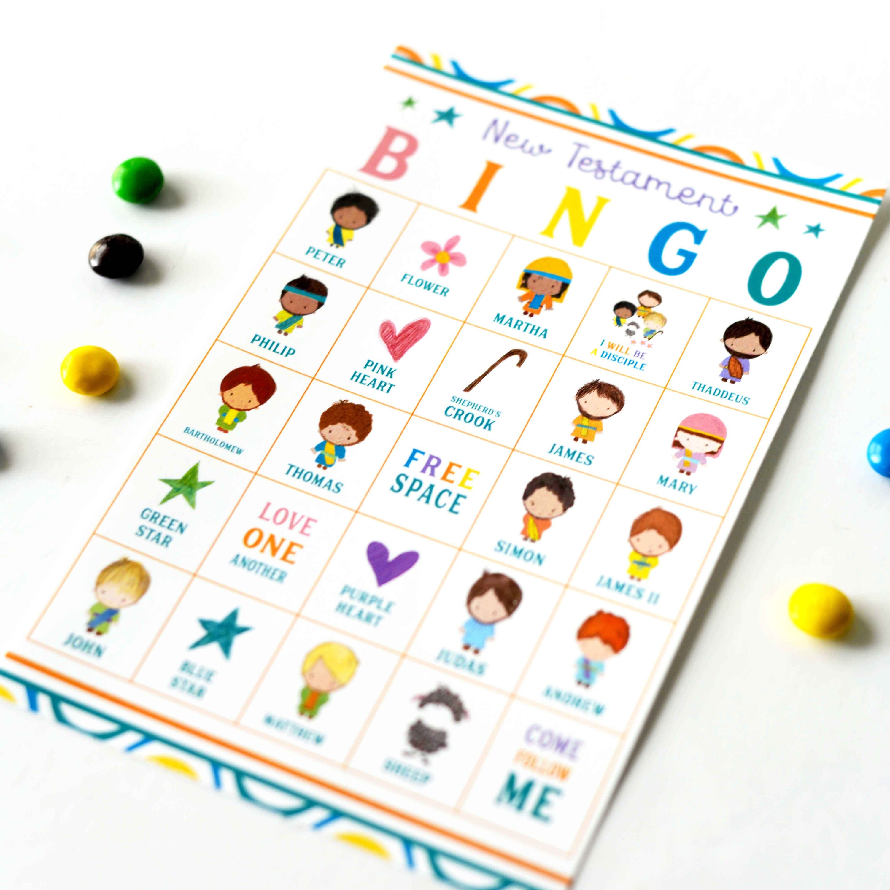New Testament BINGO Printable Game Bible Game for Kids - Etsy