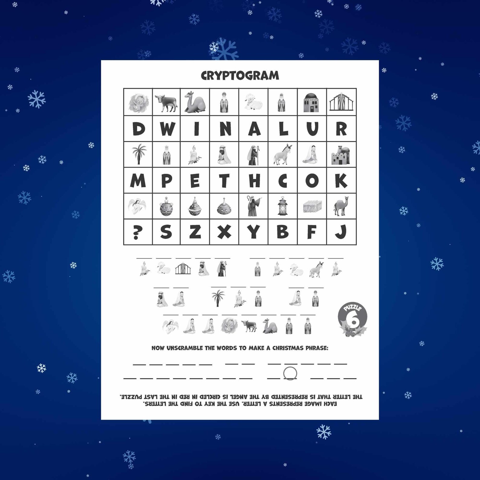 Christmas Nativity Escape Room - Printable Game for Kids - Bible Study ...
