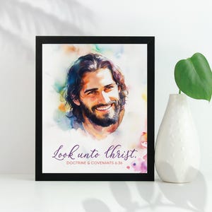 2025 Look Unto Christ Printable Posters Gifts Bookmark - Young Women ...