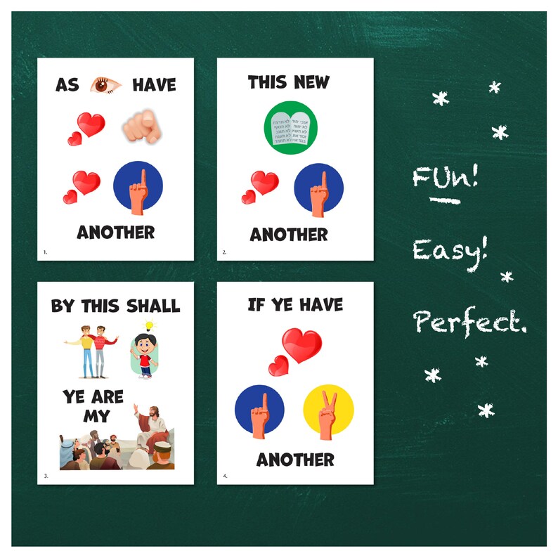 Love One Another Singing Time Flipchart for Primary Come - Etsy