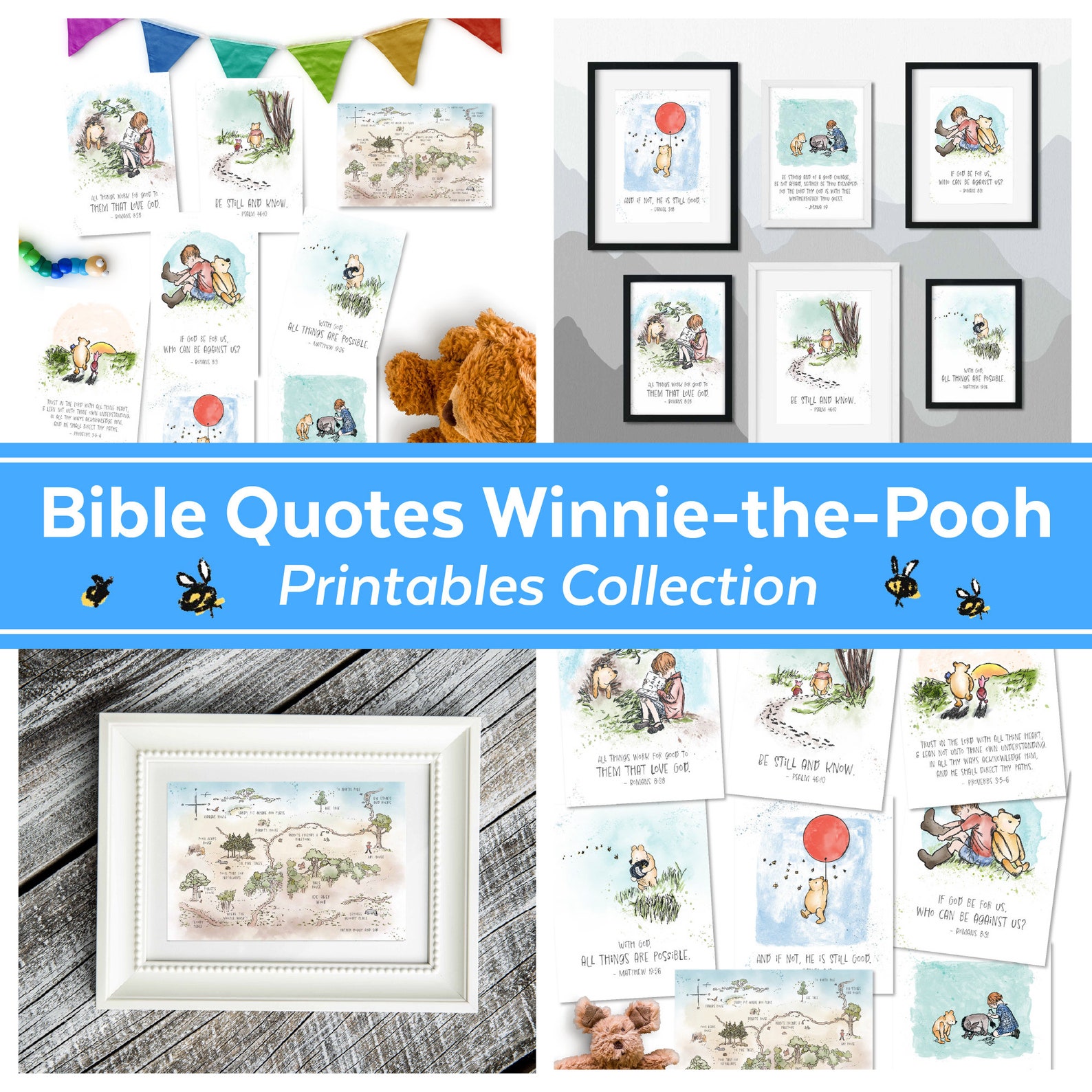 Bible Winnie-the-pooh Printable Collection | Winnie the Pooh Nursery ...