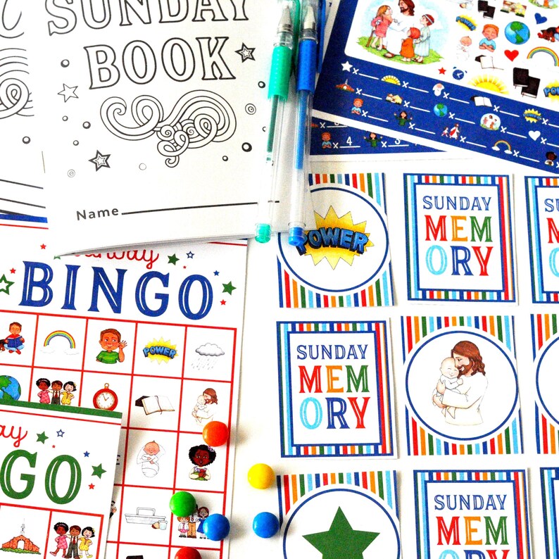 Sunday Activity Printable Kit Etsy Sunday Activity Printable Kit Etsy