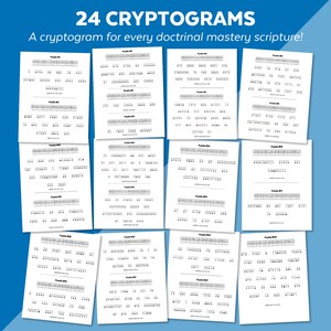 LDS Seminary Book of Mormon Doctrinal Mastery Games (digital Download ...
