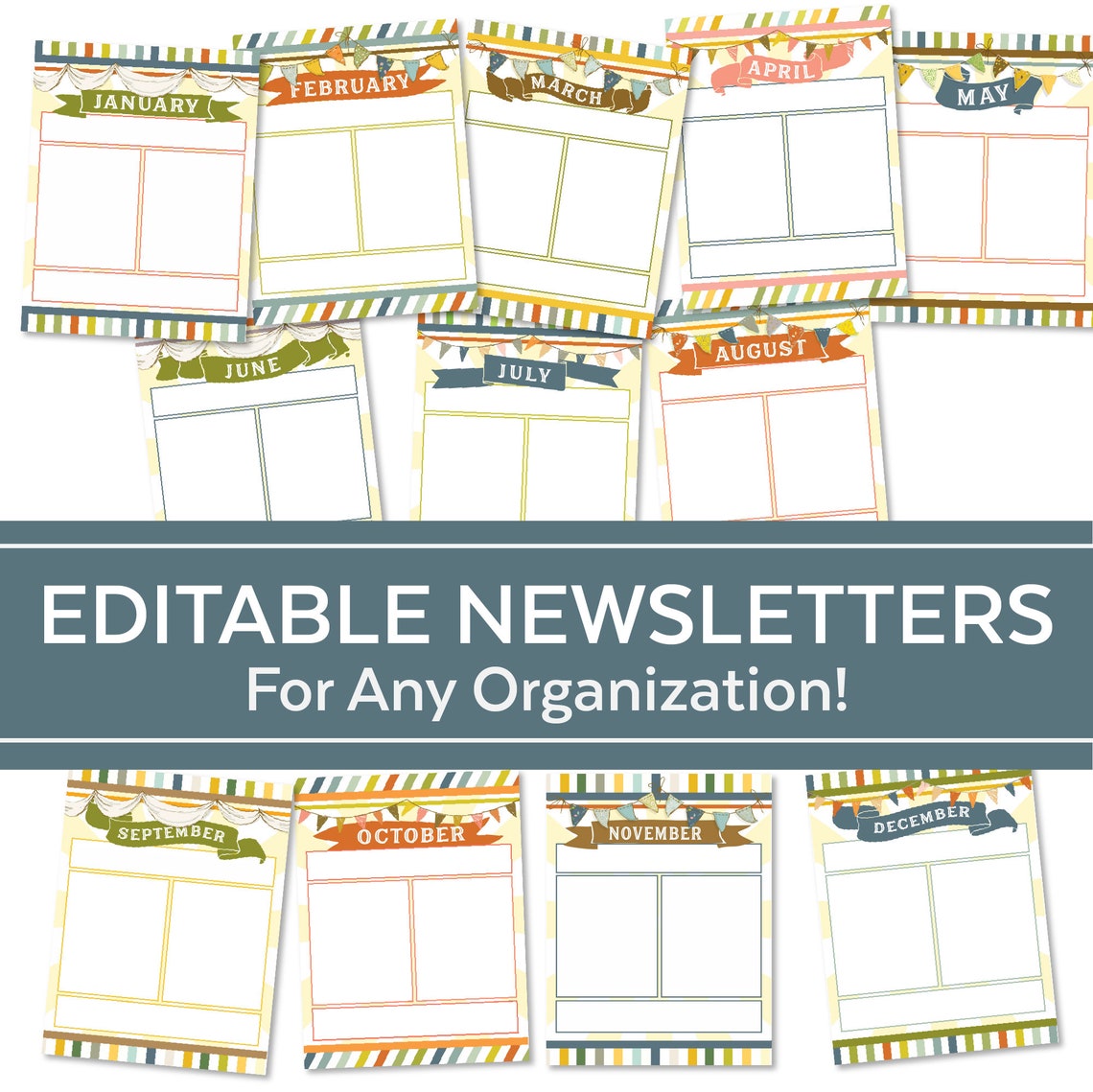 Editable Newsletters for Primary Editable Blank Newsletters - Etsy