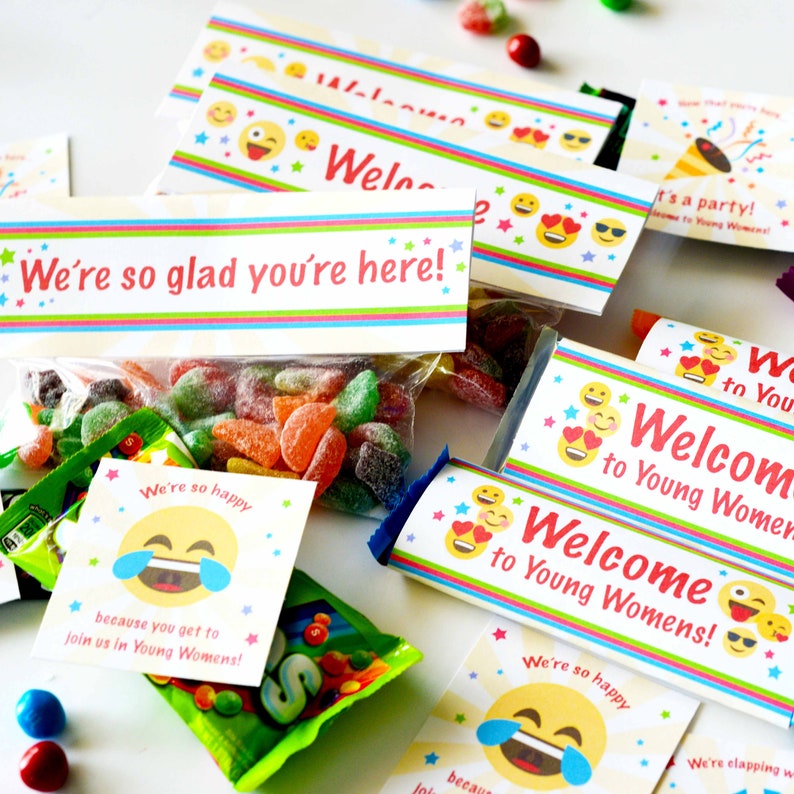 Young Women Welcome Kit: Emoji Printables (PDF Download) - Etsy