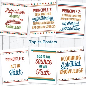 Doctrine and Covenants Doctrinal Mastery Seminary Posters | LDS ...