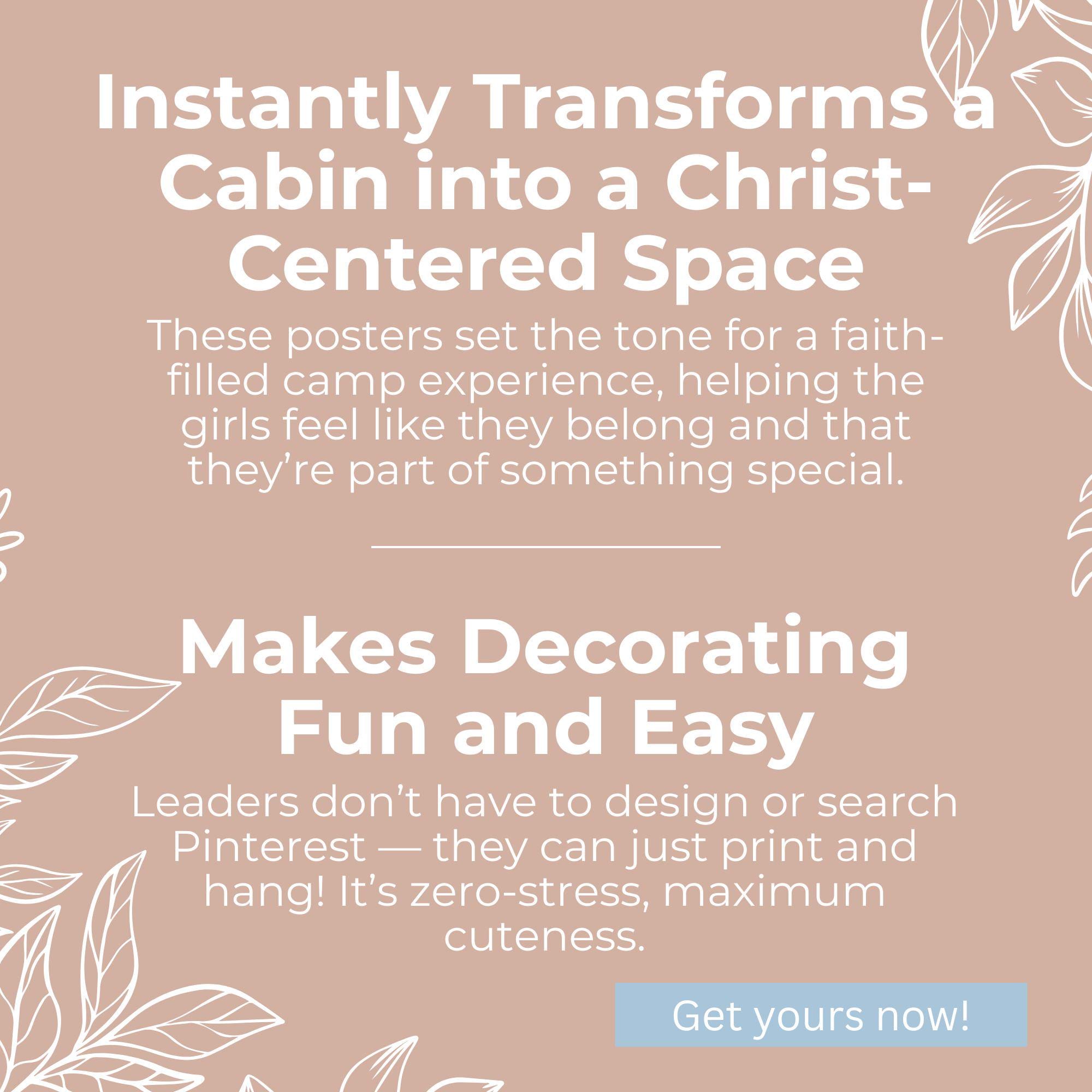 LDS Girls Camp Posters, Digital Download, Inspirational Art, YW Themes ...