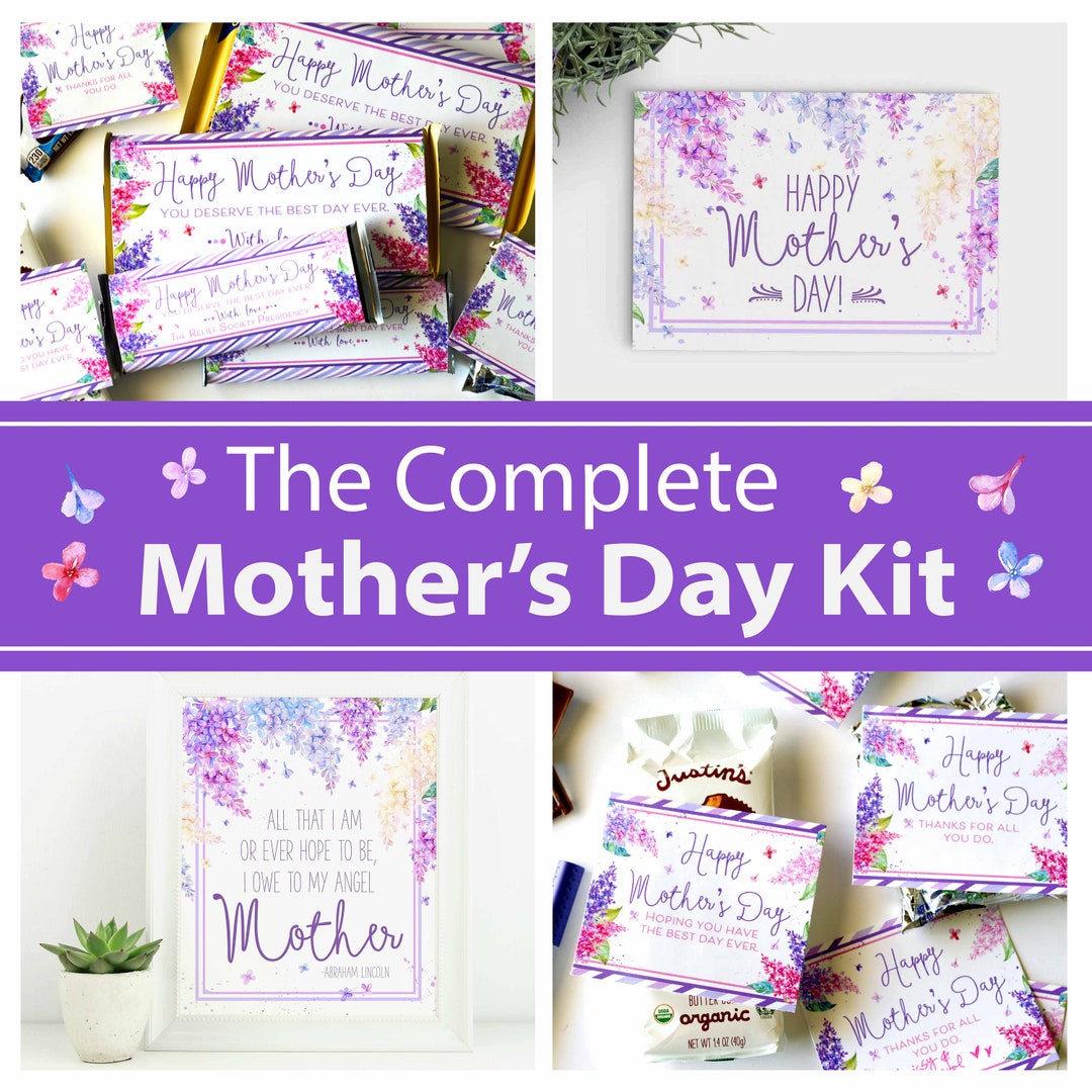 The Complete Mother's Day Printable Kit - Etsy