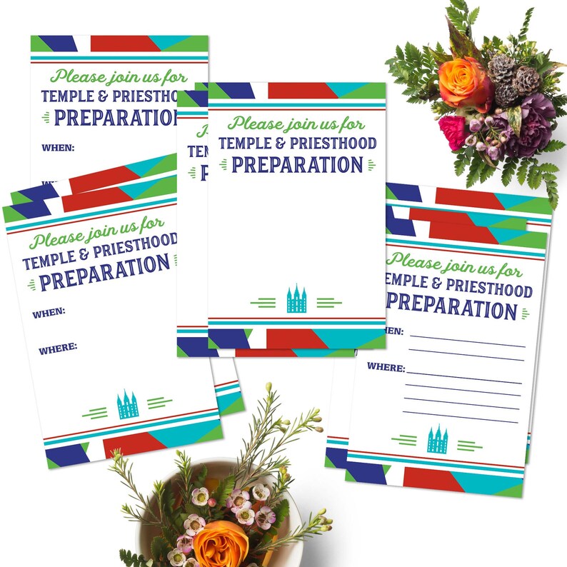 Temple & Priesthood Preparation Printable Kit LDS Primary Printables ...