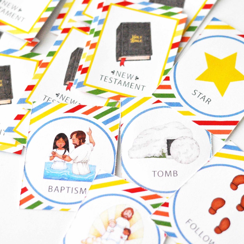 New Testament Memory Printable Game Bible Game for Kids - Etsy