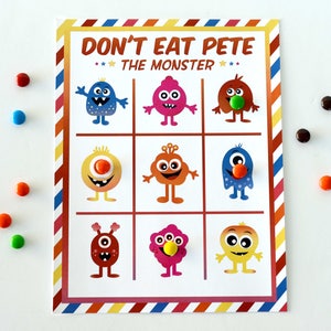 Monster Games Printable Kit | Printable Downloads Kids Games ...