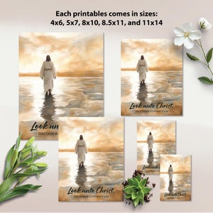 Look Unto Christ Printable Poster: 2025 LDS Youth Theme (digital ...