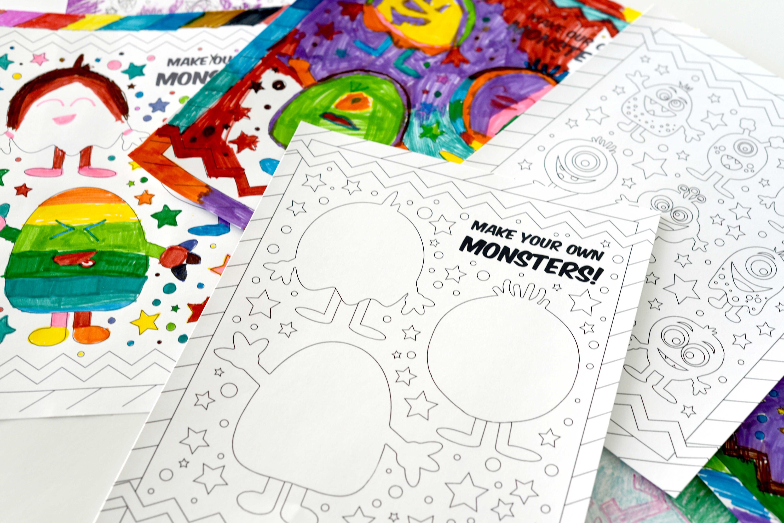 Monster Games Printable Kit Printable Downloads Kids Games & - Etsy