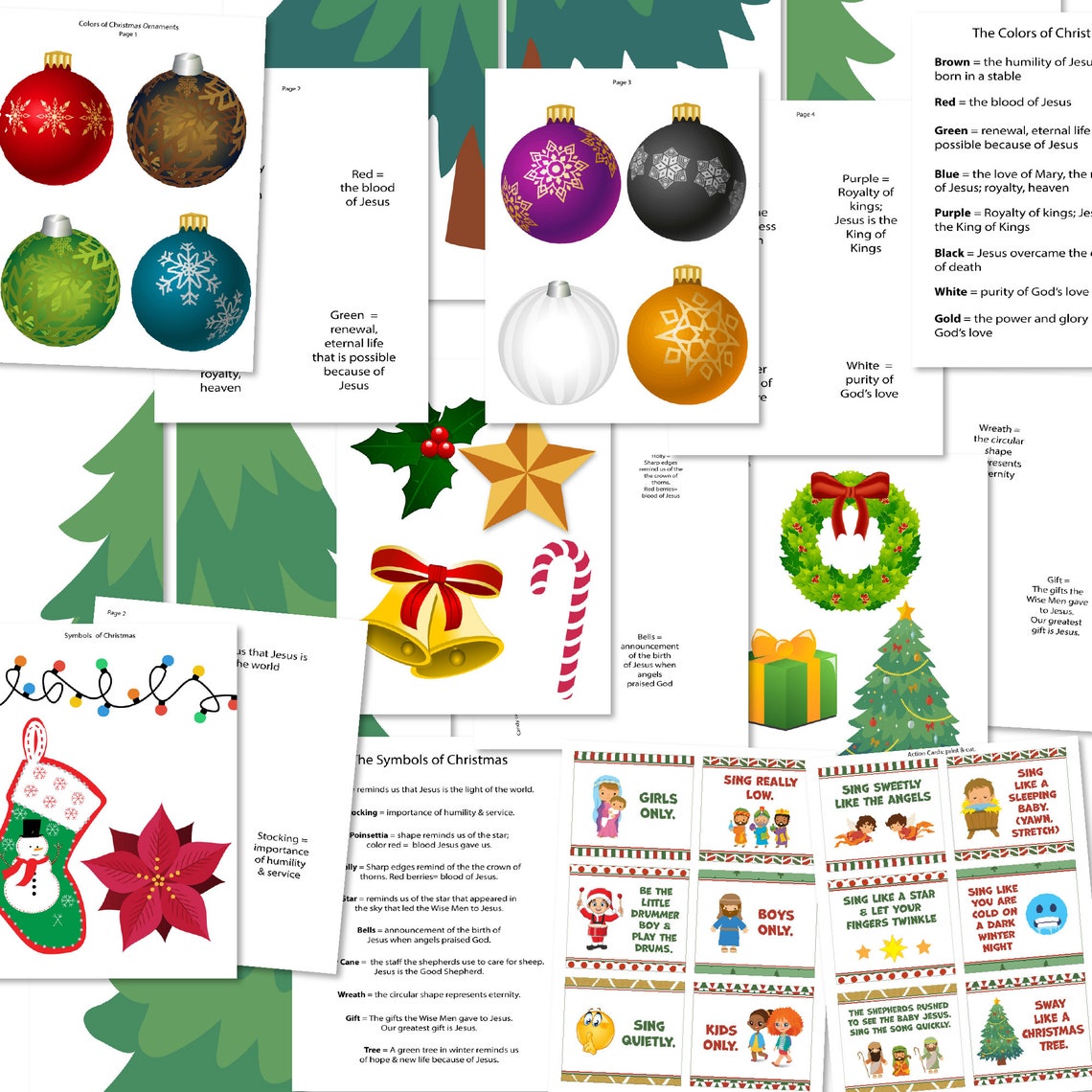 Christmas LDS Primary Music Games | December Christmas Singing Time ...