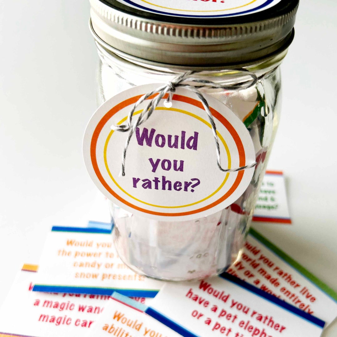 Would You Rather Conversation Starters| Party Game for Teens ...