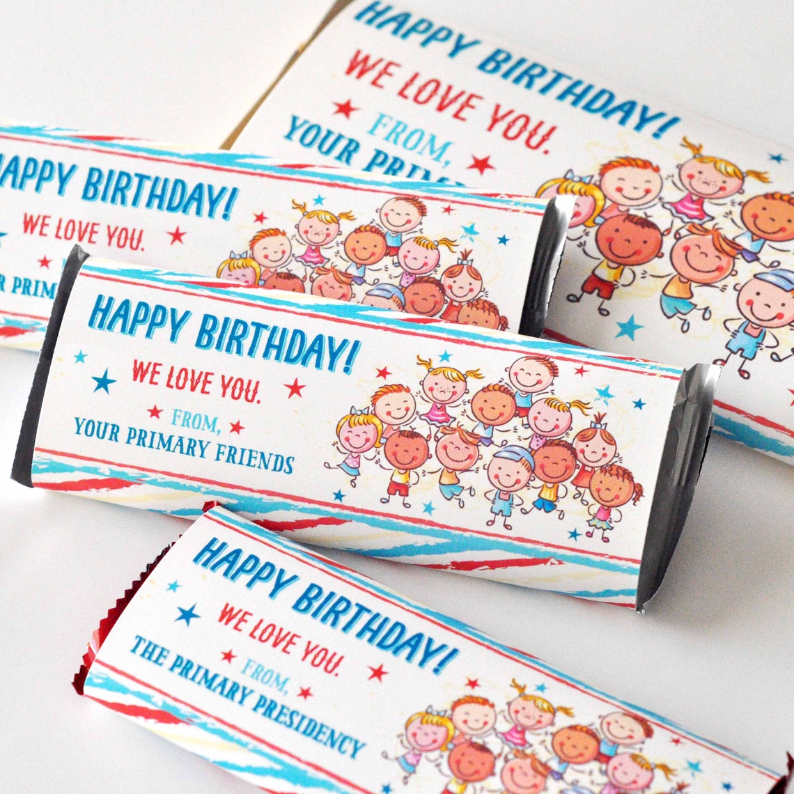 LDS Primary Birthday Chocolate Candy Bar Wrapper Primary - Etsy