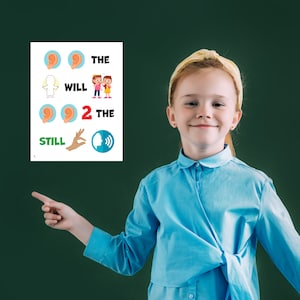 The Still Small Voice Primary Song | Singing Time Flipchart for LDS ...