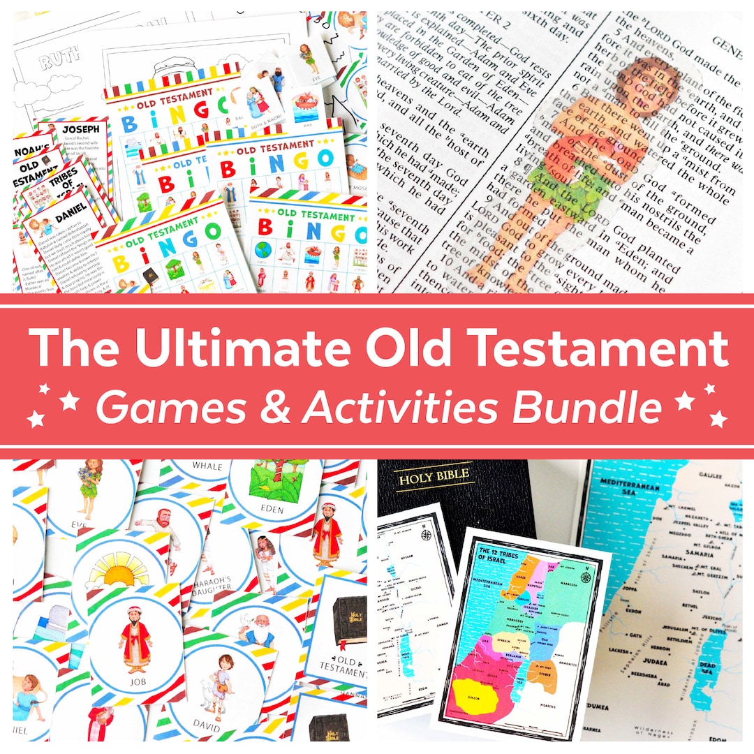 The Ultimate Old Testament Games and Activities Bundle - Etsy