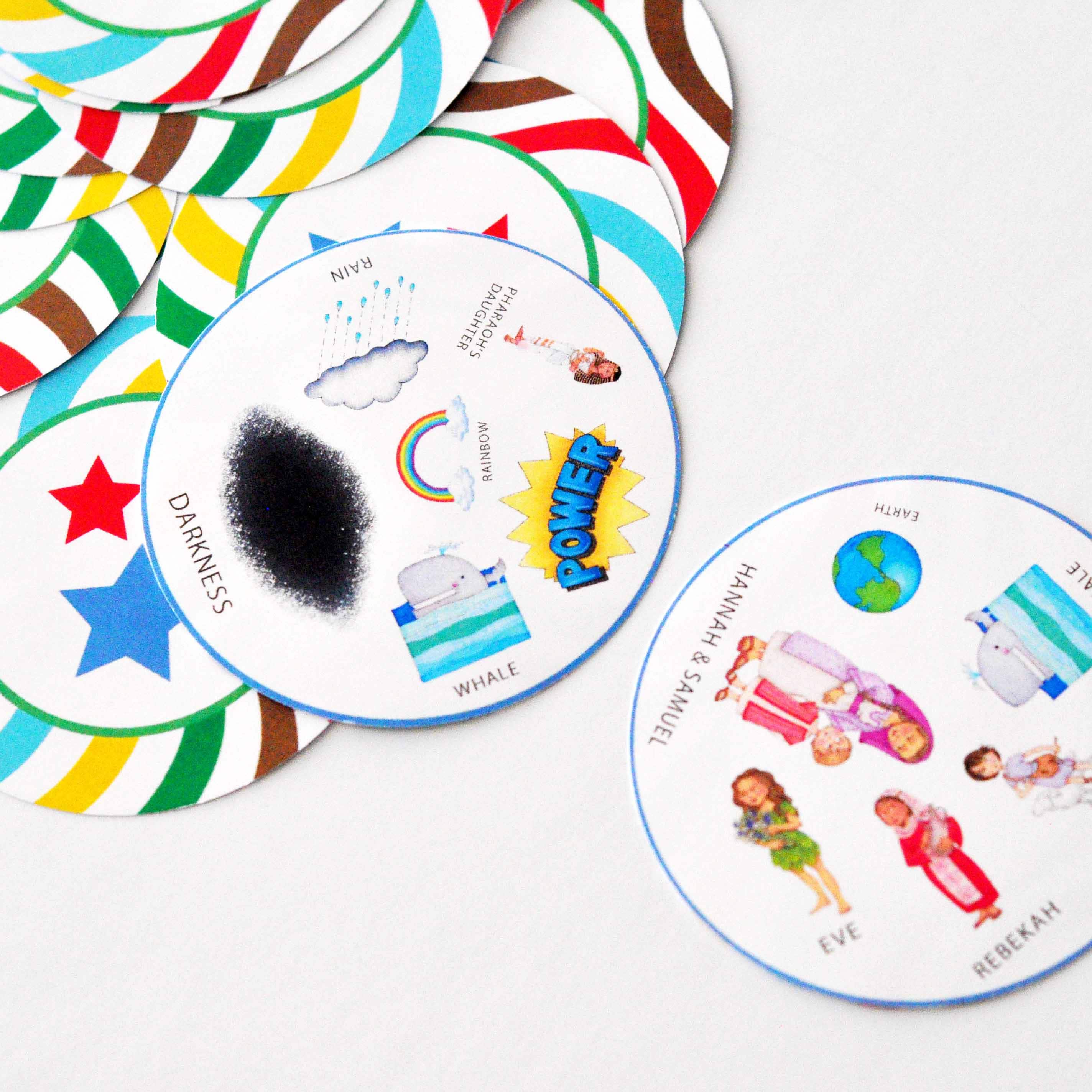 Old Testament Matching Game {spot It Style} | Bible Games Activities - Etsy
