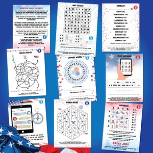 4th of July Escape Room Game Independence Day Escape Room DIY Mystery ...