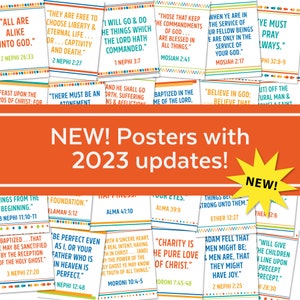 Book of Mormon Doctrinal Mastery Seminary Posters | LDS Seminary Helps ...