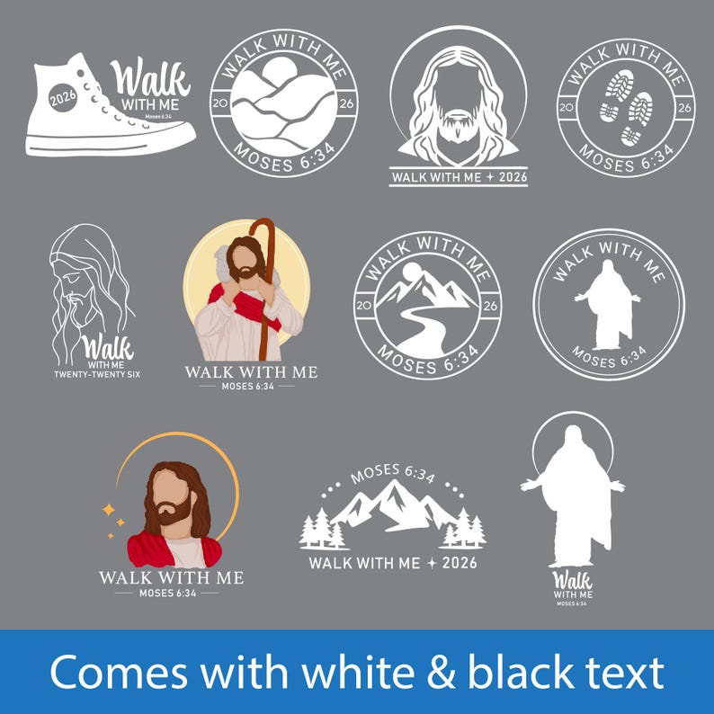 2026 LDS Youth Theme Walk With Me | PNG and SVG | Moses 6:34 | Young ...
