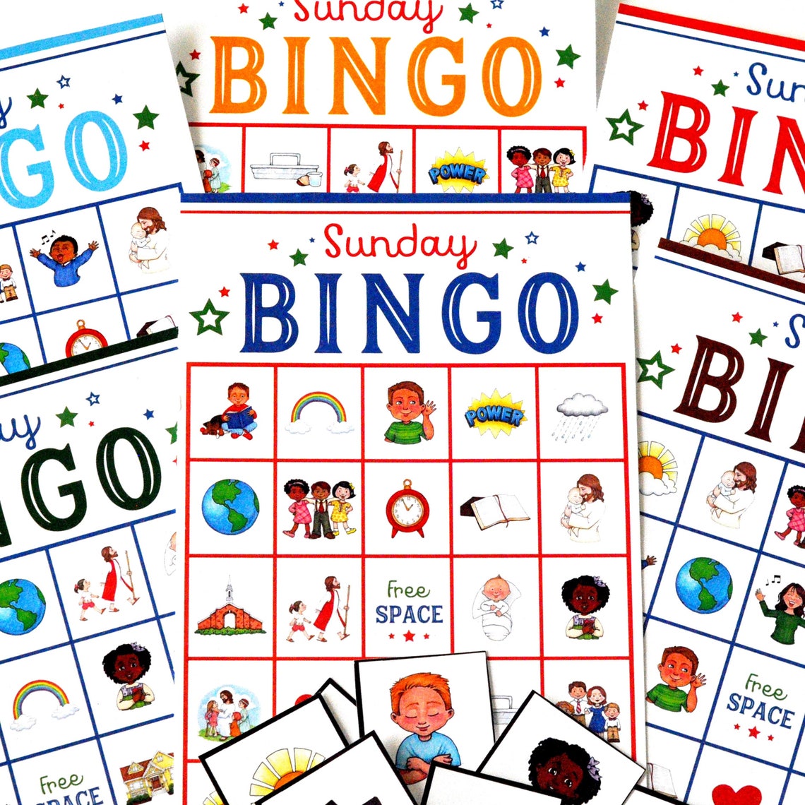 Sunday Bingo Printable Game - Etsy