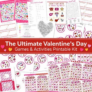 Happy Holiday Activity Bundle for Kids and Families | Holiday Game Kits ...