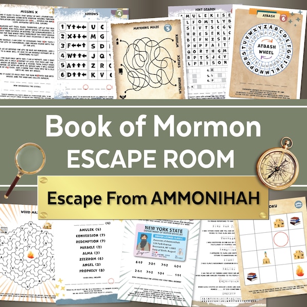 Lds Escape Room - Etsy