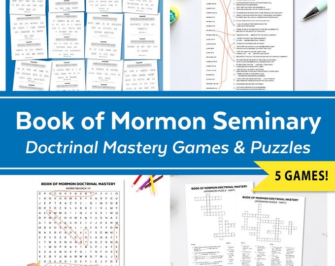 Seminary Book of Mormon Doctrinal Mastery Scripture Passage Candy Label ...