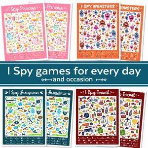 The Gigantic I Spy Printable Bundle - Etsy