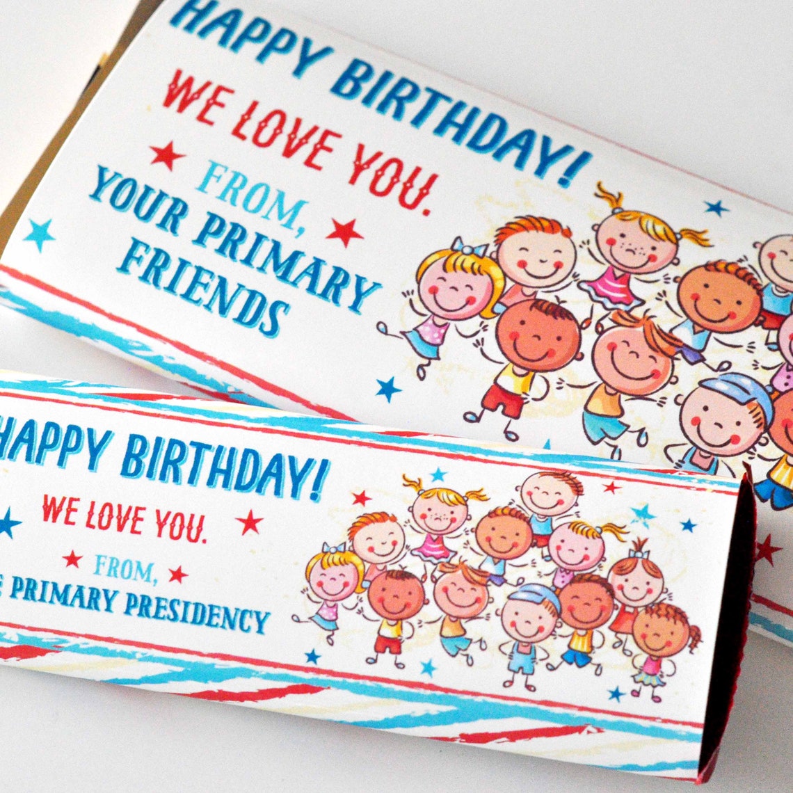 LDS Primary Birthday Chocolate Candy Bar Wrapper Primary - Etsy