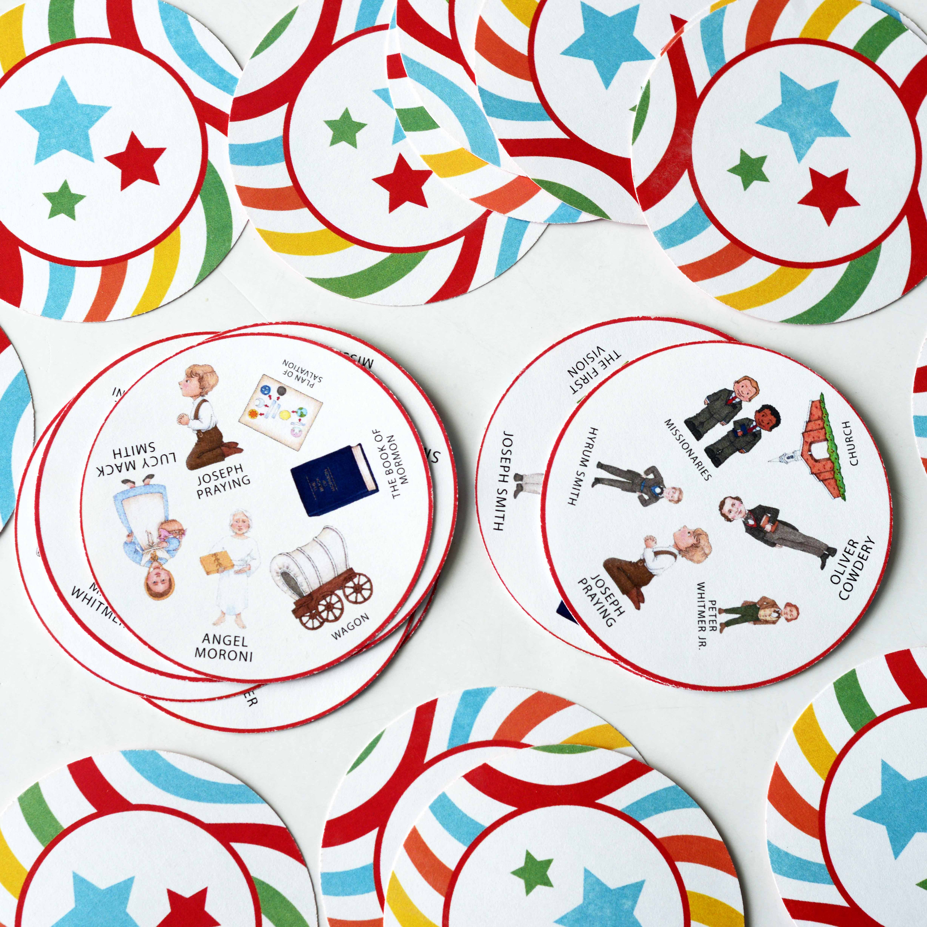 Doctrine and Covenants Matching Game spot It Style LDS Games Activities ...