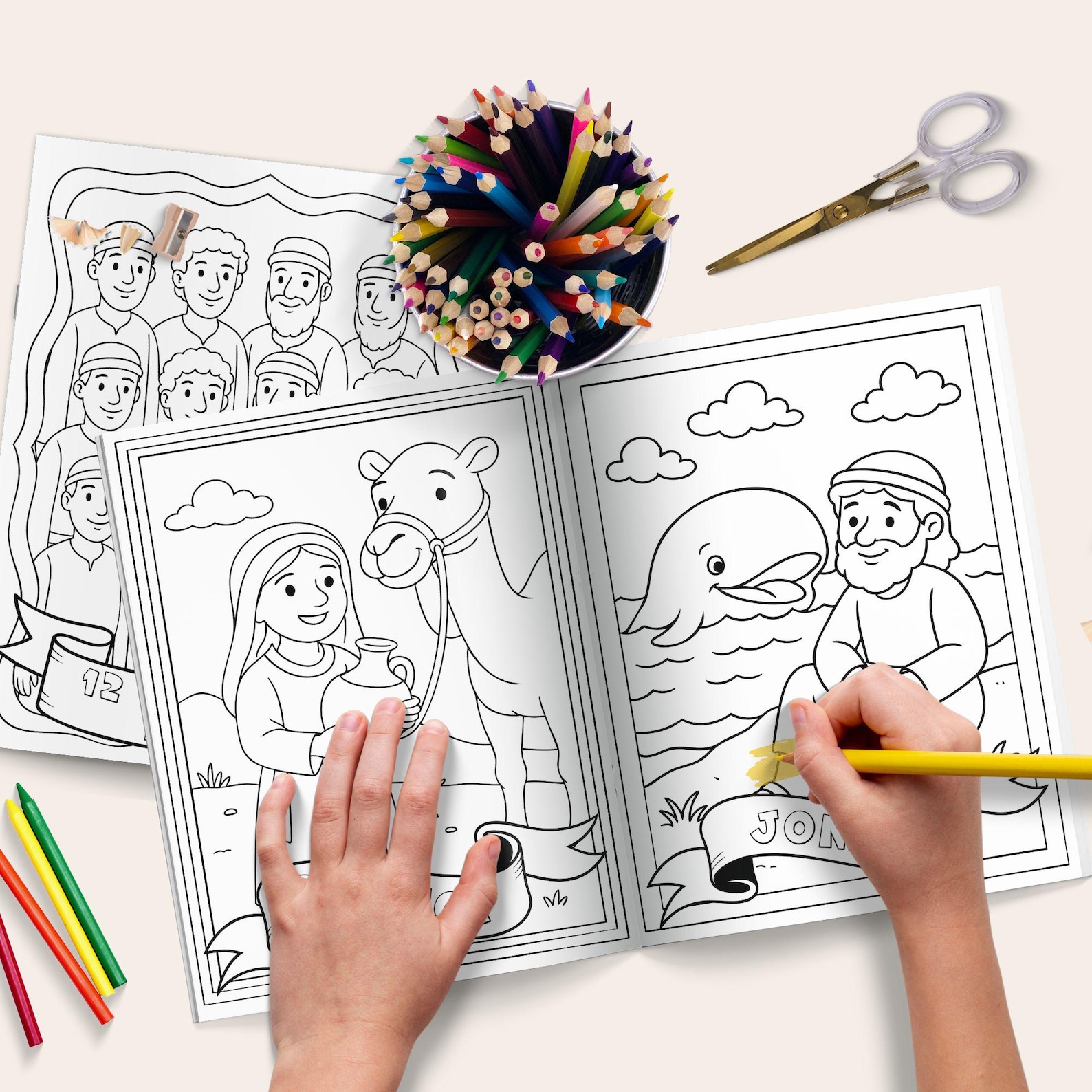 Old Testament Coloring Pages: Bible Story Activities for Kids (PDF ...