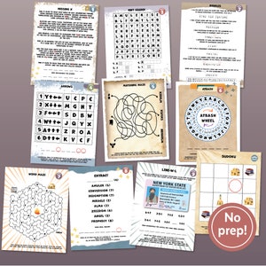 Escape From Ammonihah Book of Mormon Escape Room: Family DIY Game ...