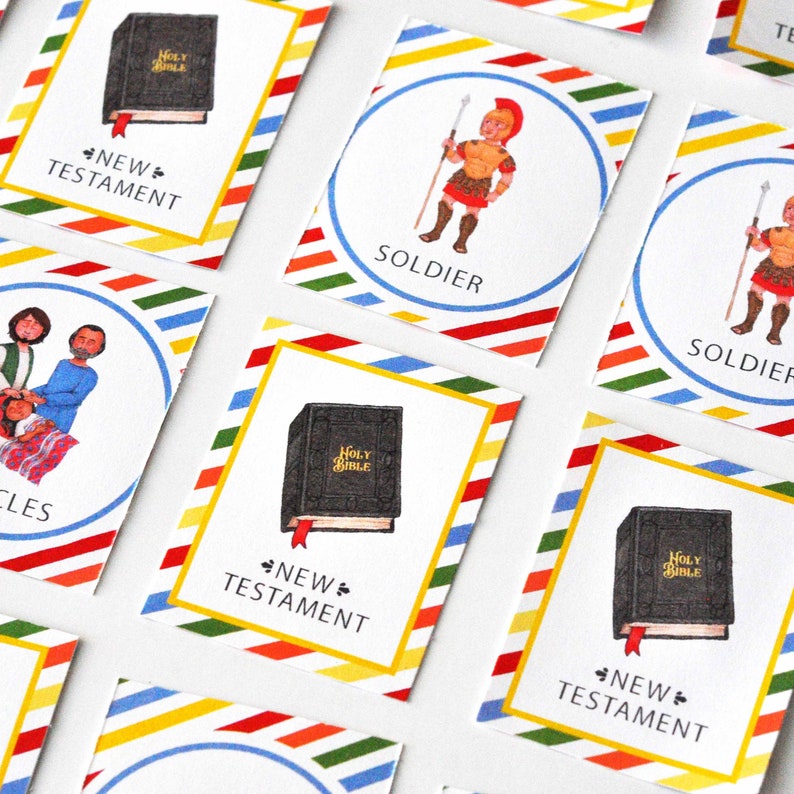 New Testament Memory Printable Game Bible Game for Kids - Etsy