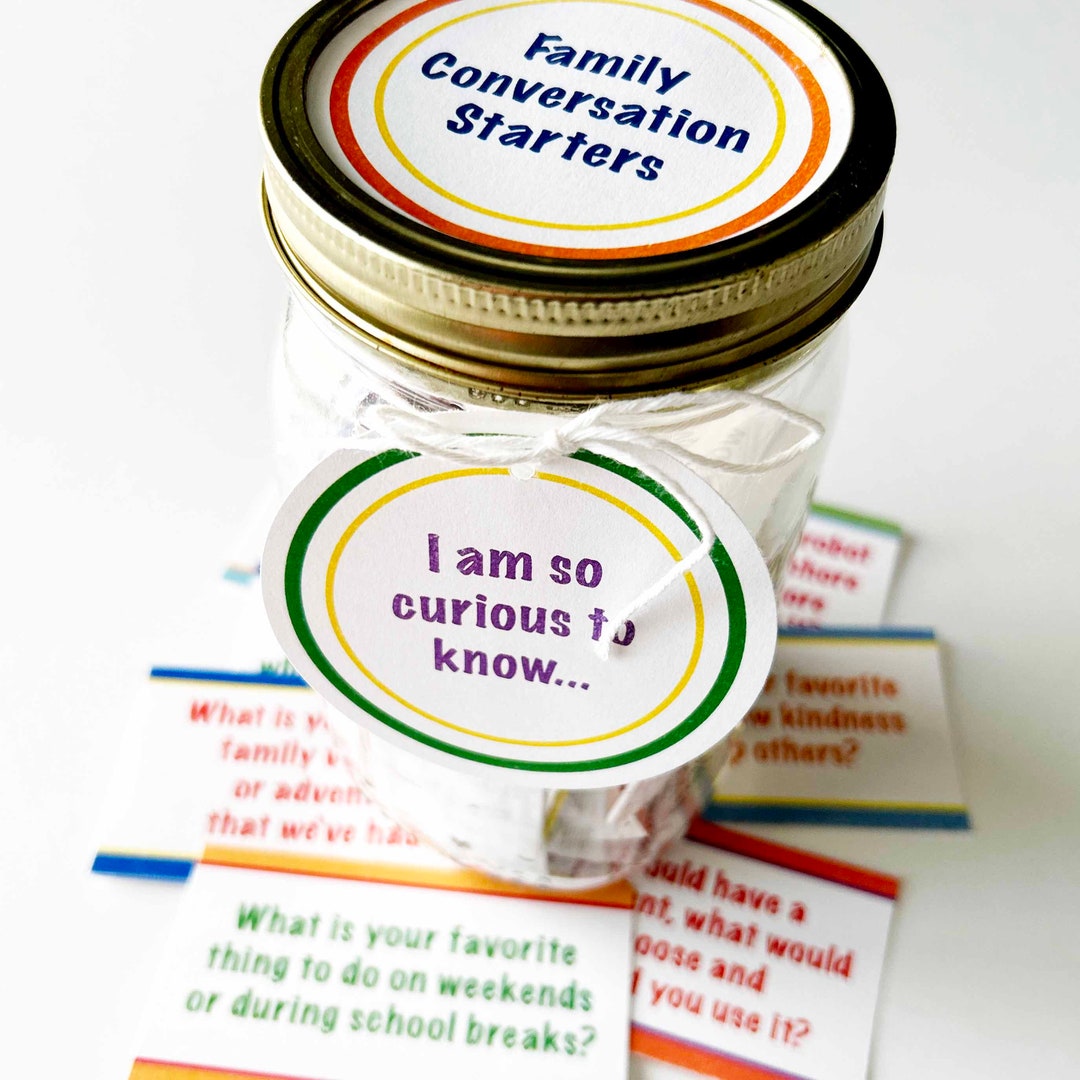 Conversation Cards | Dinner Card | Family Conversation Starters ...