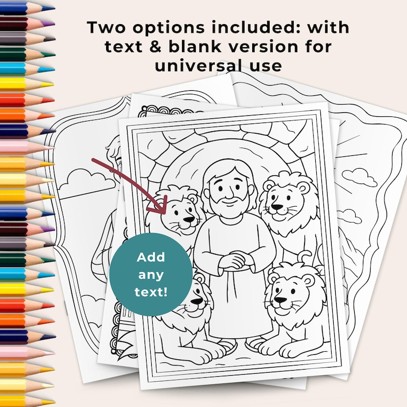 Old Testament Coloring Pages: Bible Story Activities for Kids (PDF ...